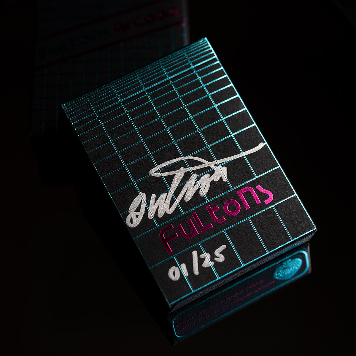 FULTONS ARCADE TRON EDITION SIGNED AP – Fulton's Playing Cards