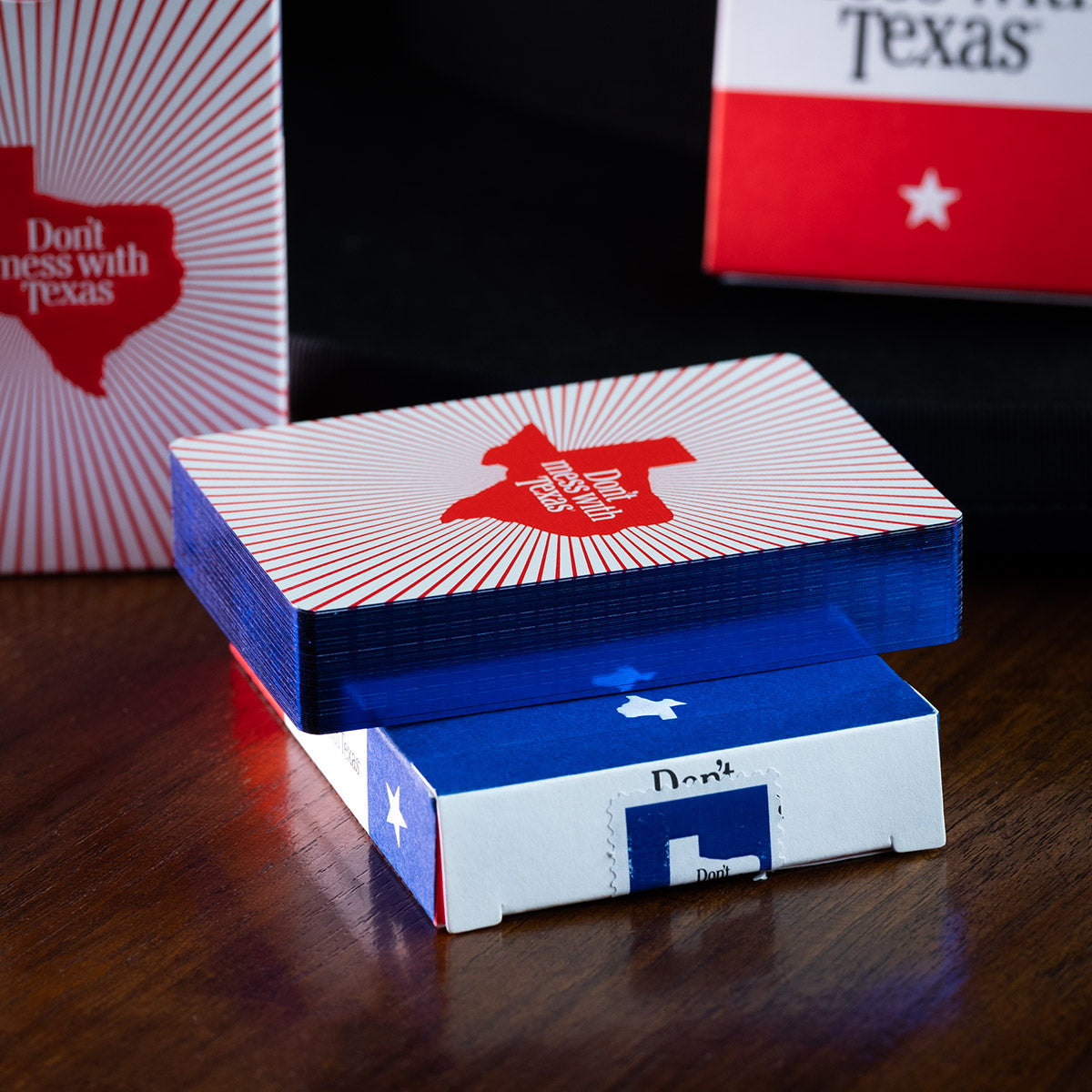 DON’T MESS WITH TEXAS™ LIMITED GILDED EDITION – Fulton's Playing Cards