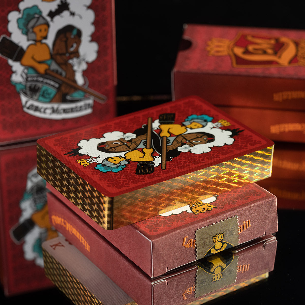 LANCE MOUNTAIN DOUGHBOY LIMITED EDITION GILDED PLAYING CARDS – Fulton's ...