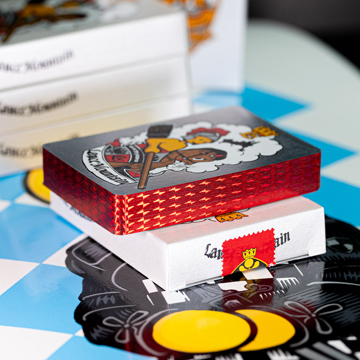 GILDED LANCE MOUNTAIN SILVER ANNIVERSARY DOUGHBOY PLAYING CARDS ...