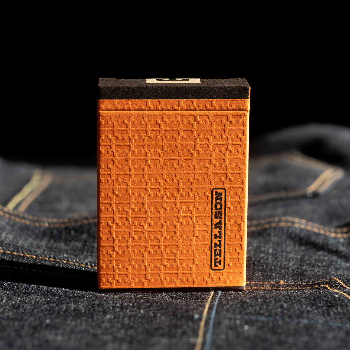 Tellason Jeans Playing Cards LIMITED ORANGE BOX – Fulton's Playing Cards