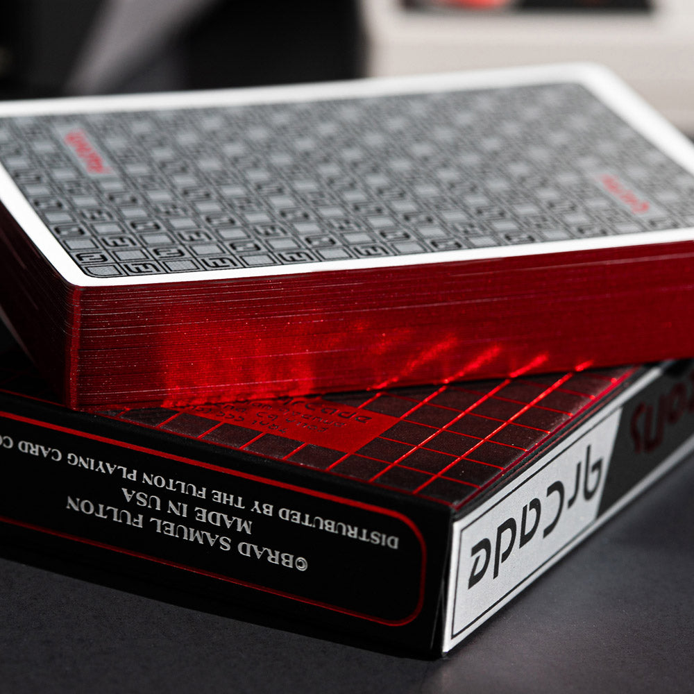 FULTON'S ARCADE 16 BIT RED GILDED EDITION – Fulton's Playing Cards