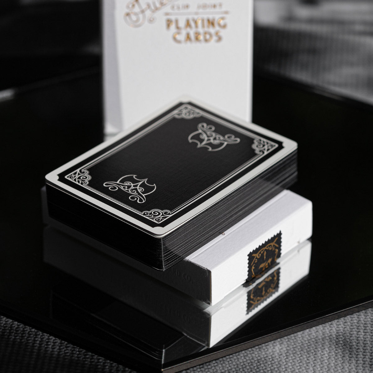 BLACK GILDED FULTON'S CLIP JOINT "10 YEAR" PLAYING CARDS – Fulton's ...