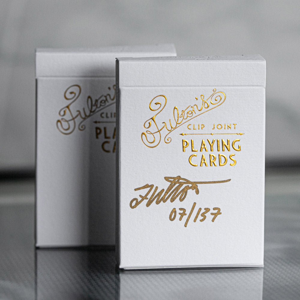 CLIP JOINT "10 YEAR" PLAYING CARDS ARTISTS PROOF EDITION – Fulton's ...