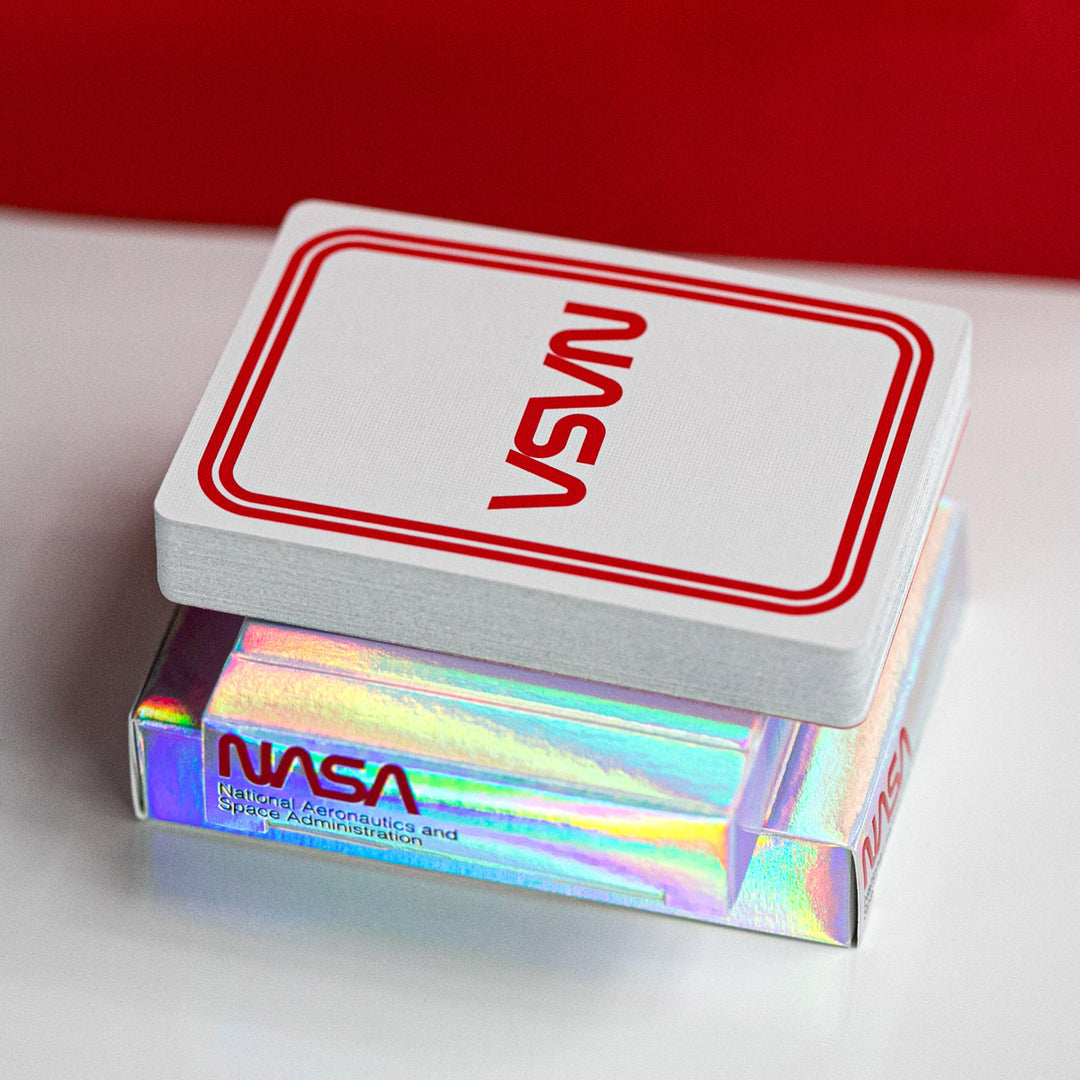 NASA WORM PLAYING CARDS LIMITED HOLOGRAPHIC TUCK BOX – Fulton's Playing ...