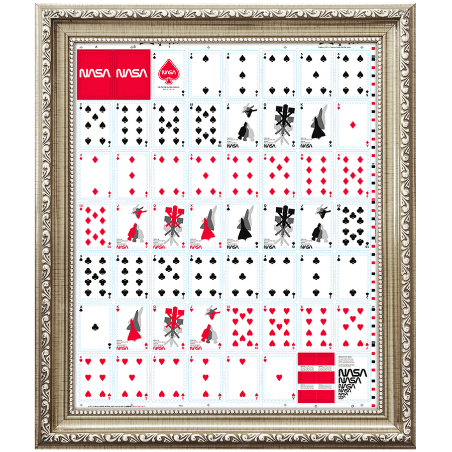 NASA PLAYING CARDS LIMITED EDITION UNCUT SHEET – Fulton's Playing Cards